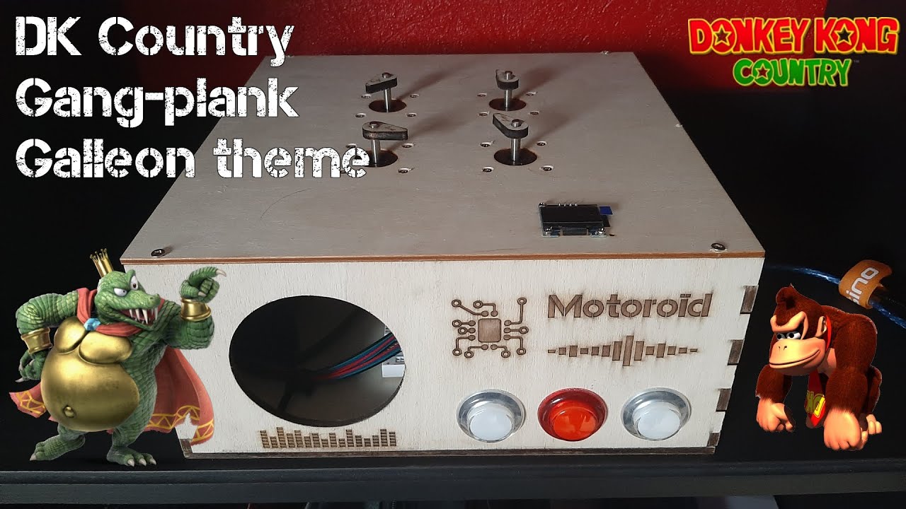 Stepper motor synth | DK Country - Gang-plank Galleon - YouTube