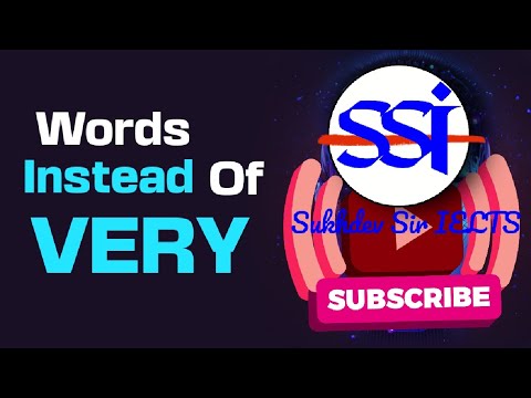 Ways To Avoid Using The Word VERY | English Vocabulary - YouTube