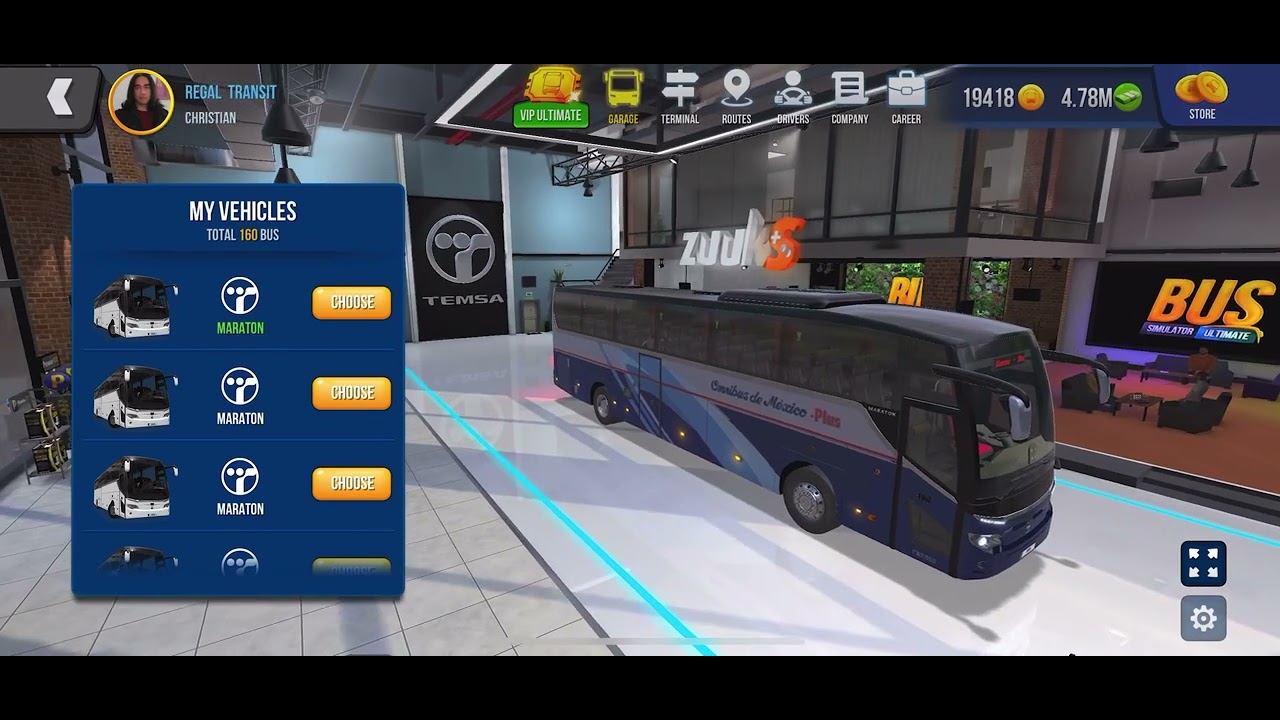 Bus Simulator: Ultimate 🇲🇽 (Omnibus de México Skin - Temsa Maraton ...