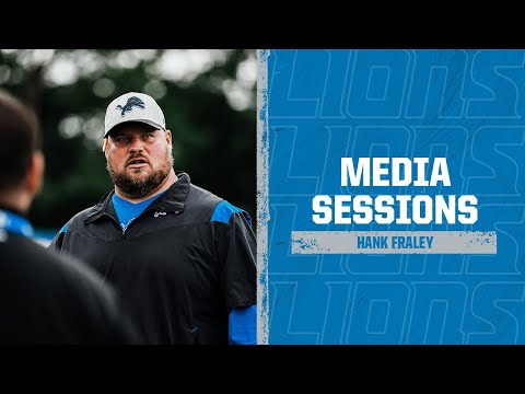 Detroit Lions Media Availability: June 13, 2022 | Hank Fraley - YouTube