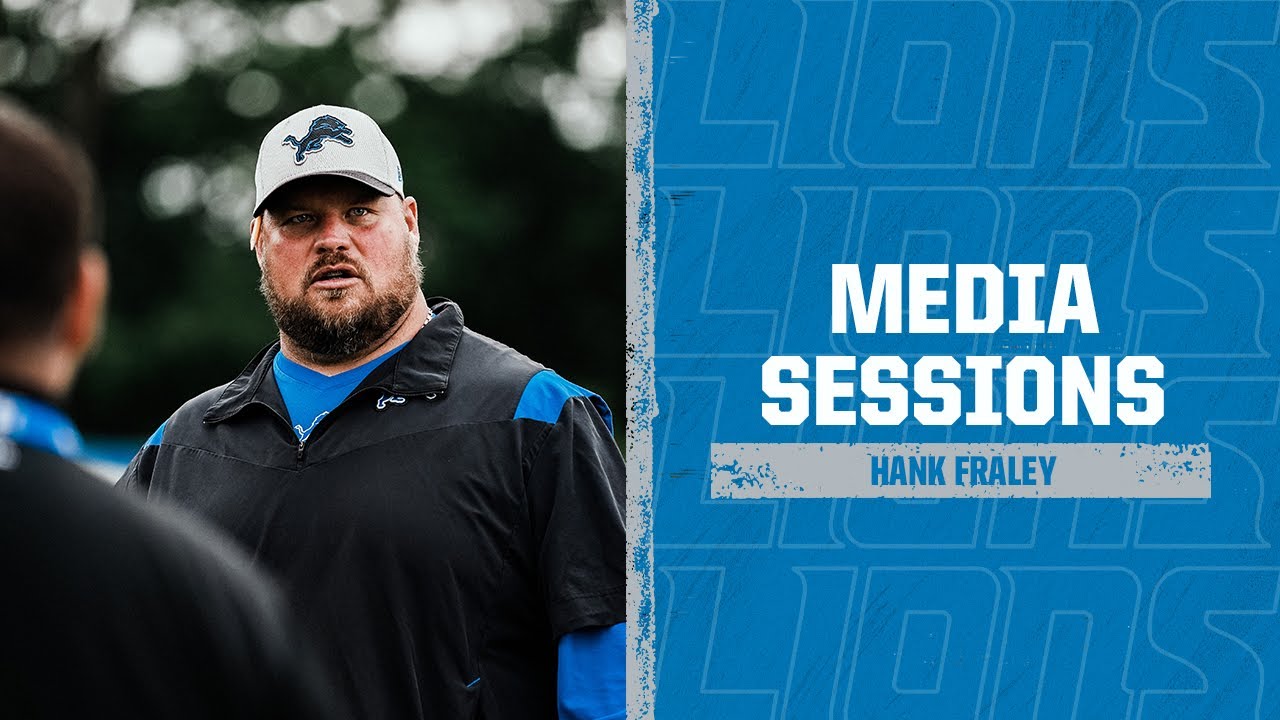 Detroit Lions Media Availability: June 13, 2022 | Hank Fraley - YouTube