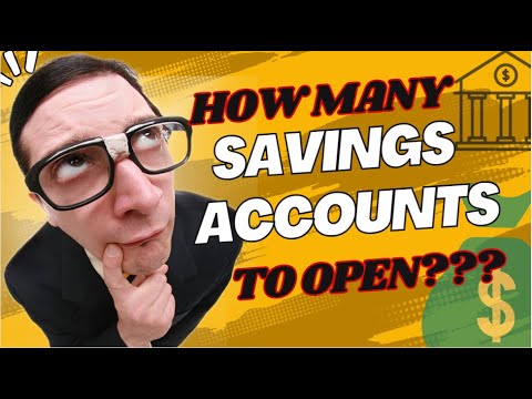HOW MANY SAVINGS ACCOUNTS TO OPEN | USING MULTIPLE ACCOUNTS TO KEEP ...