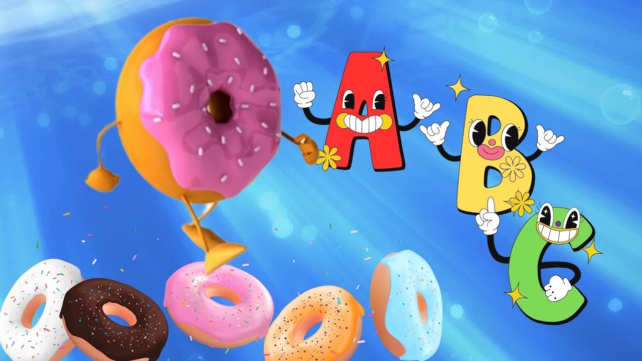 ABC Alphabet Song for Kids 🍩 | Fun Donut Letters & Cute Cartoon ...