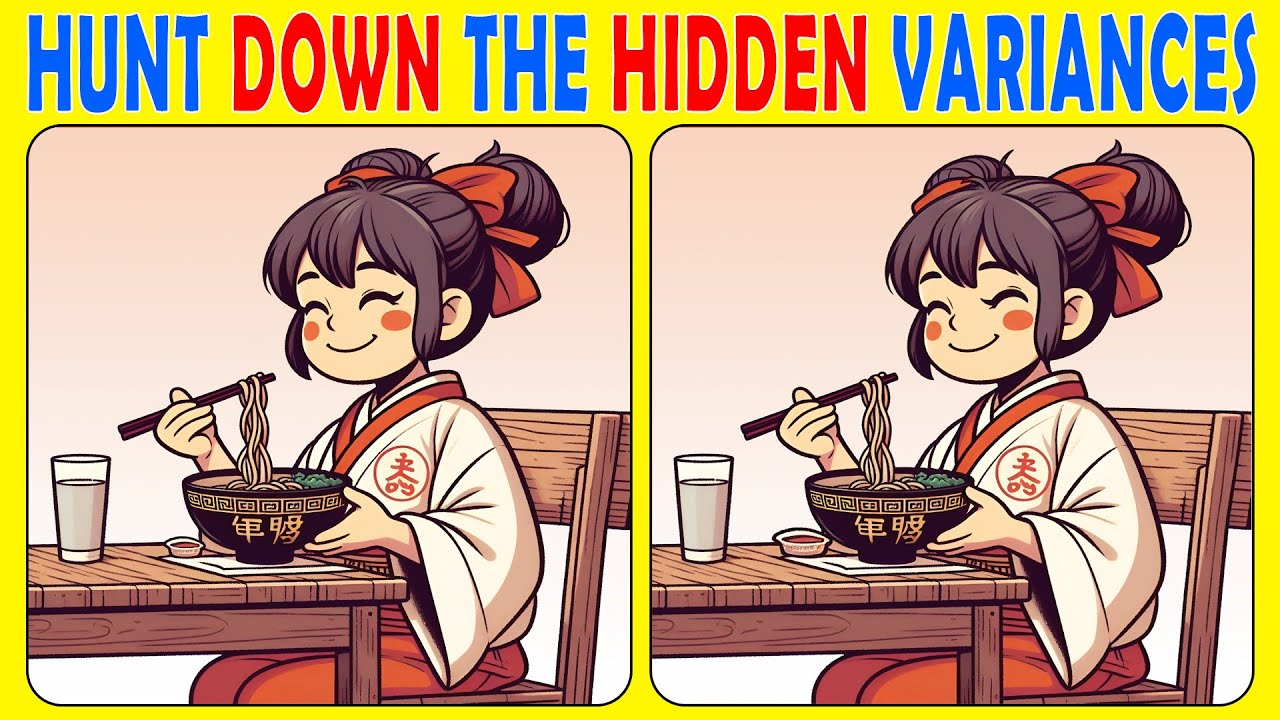 Spot the Difference: Hunt down the hidden variances! - YouTube