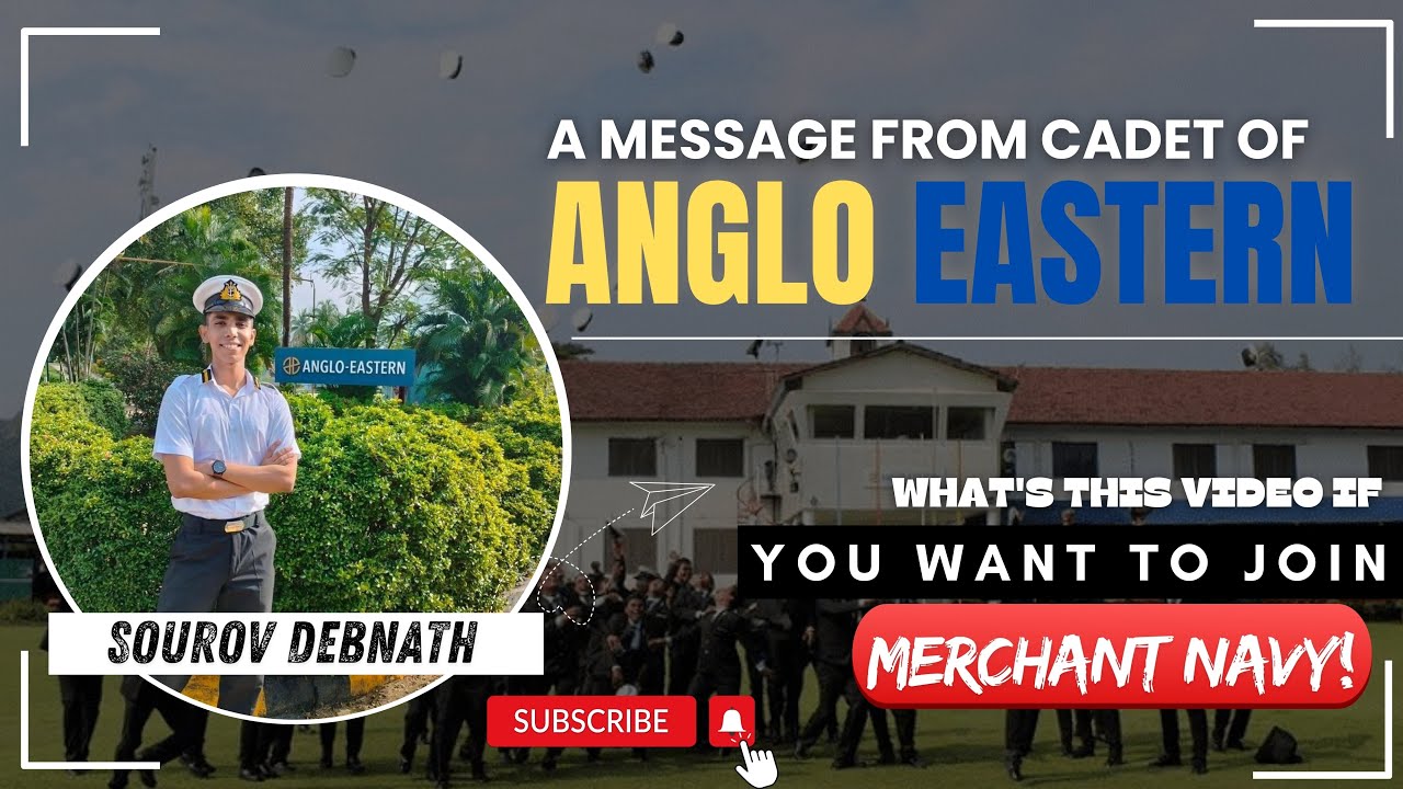 A message from Cadet of Anglo Eastern || Watch this video if you want ...
