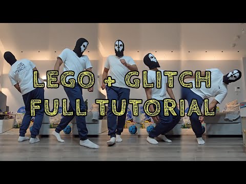 LEGO + GLITCH Dance Tutorial + Face Reveal