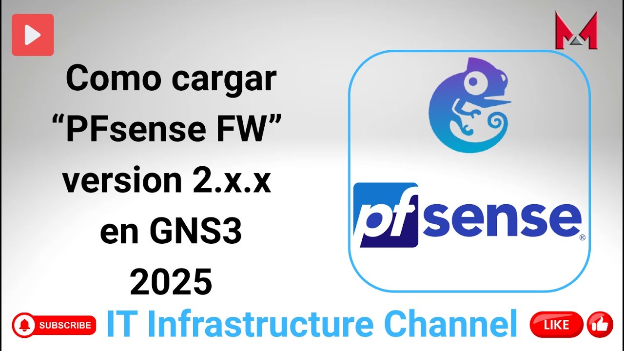 How to set up "pfSense Version 2.x.x" on GNS3 - 2025 - 006 - YouTube