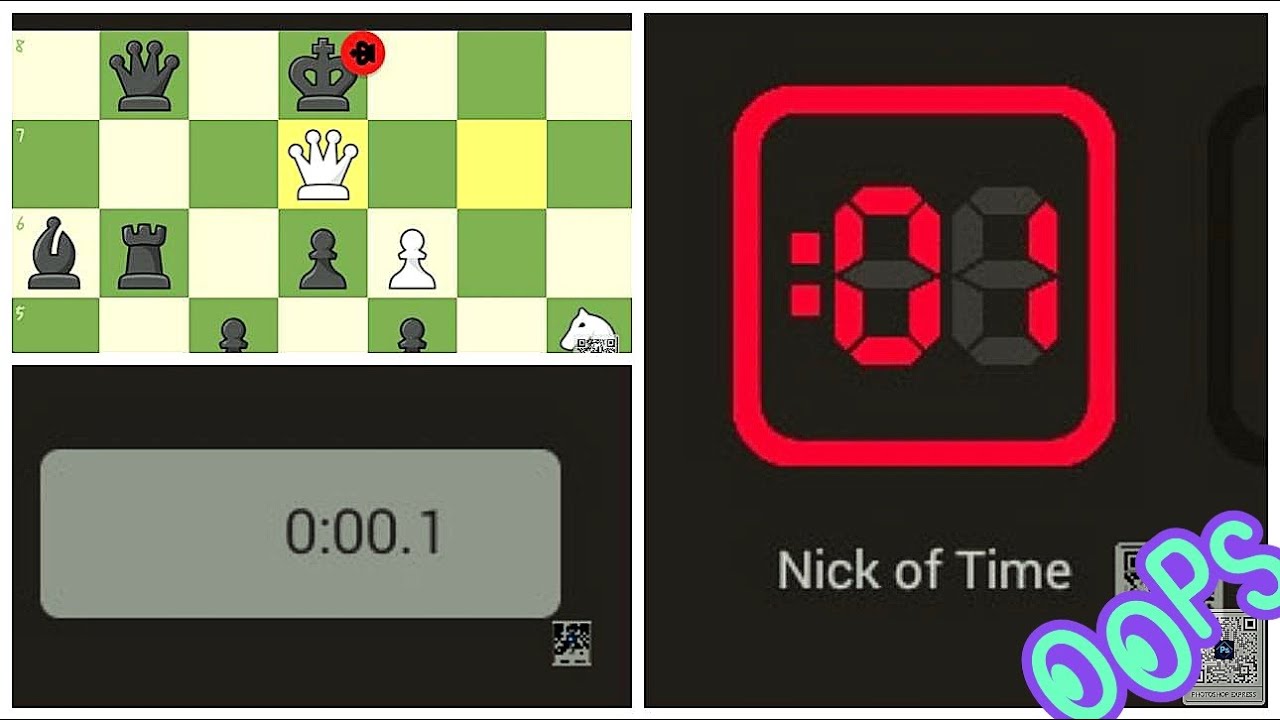 NICK OF TIME IN CHESS - YouTube