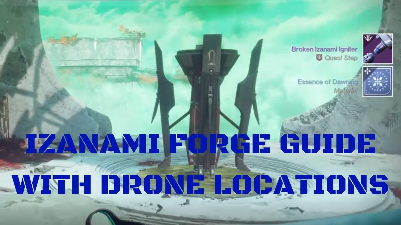 Izanami Forge Drone, Quick Guide and Weapon Frames Guide - YouTube