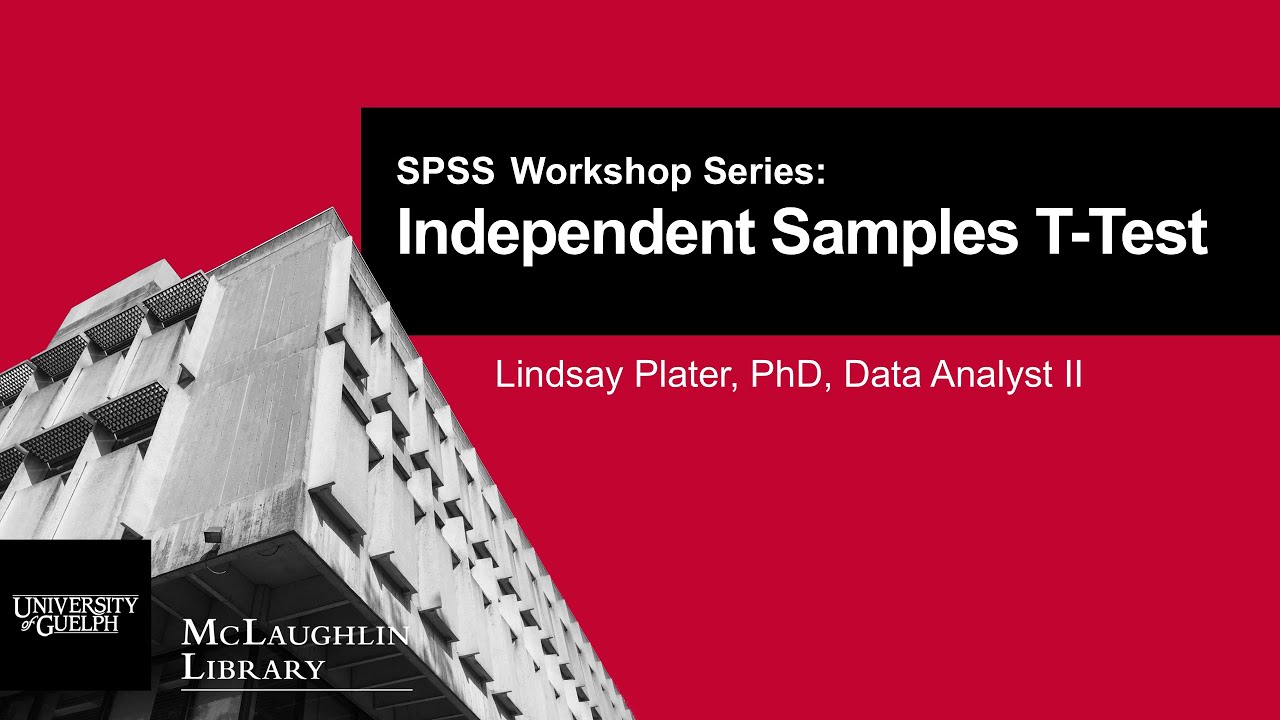 Independent Samples T-Test - YouTube