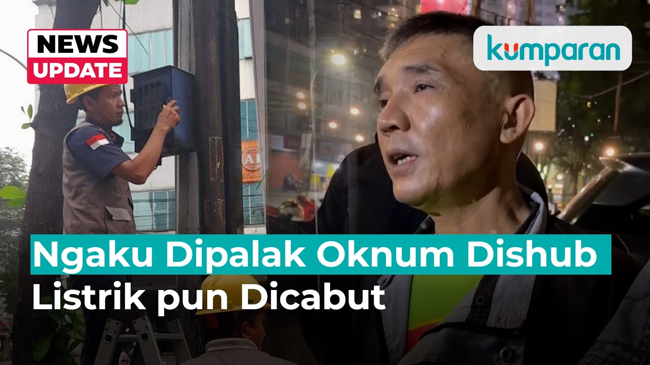 Listrik Pedagang Martabak yang Viral “Dipalak” Anggota Dishub Dicabut - YouTube
