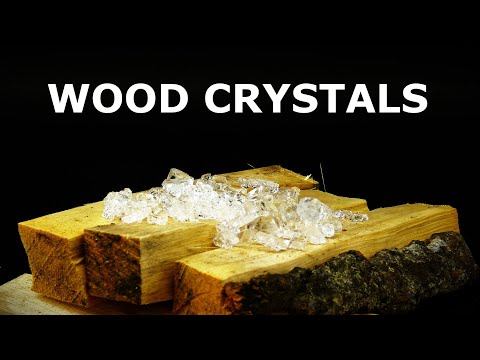 How To Make Beautiful Crystals From Wood & Aluminum Foil
