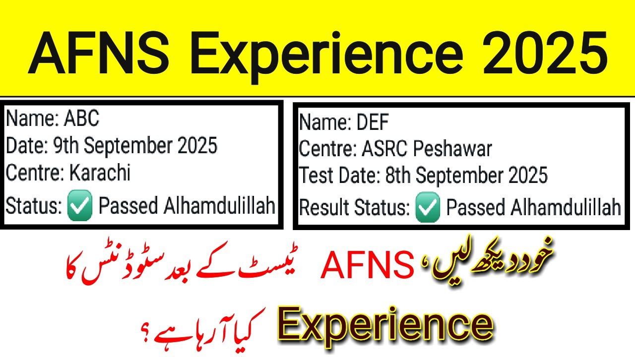 Afns Experience | AFNS Cadet Experience Of Test | AFNS Test Mcqs - YouTube