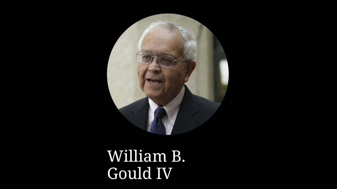 Gig workers need the help of this smart man, William B. Gould IV ...
