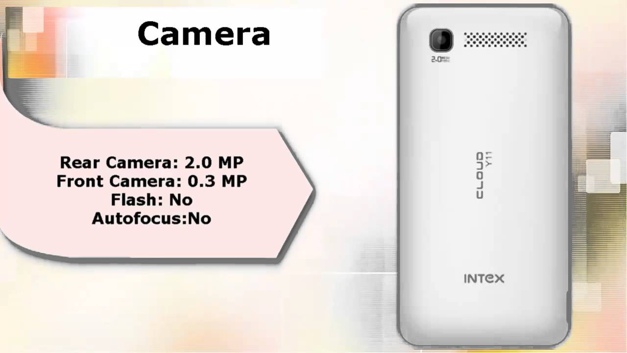 Intex cloud Y11 - YouTube