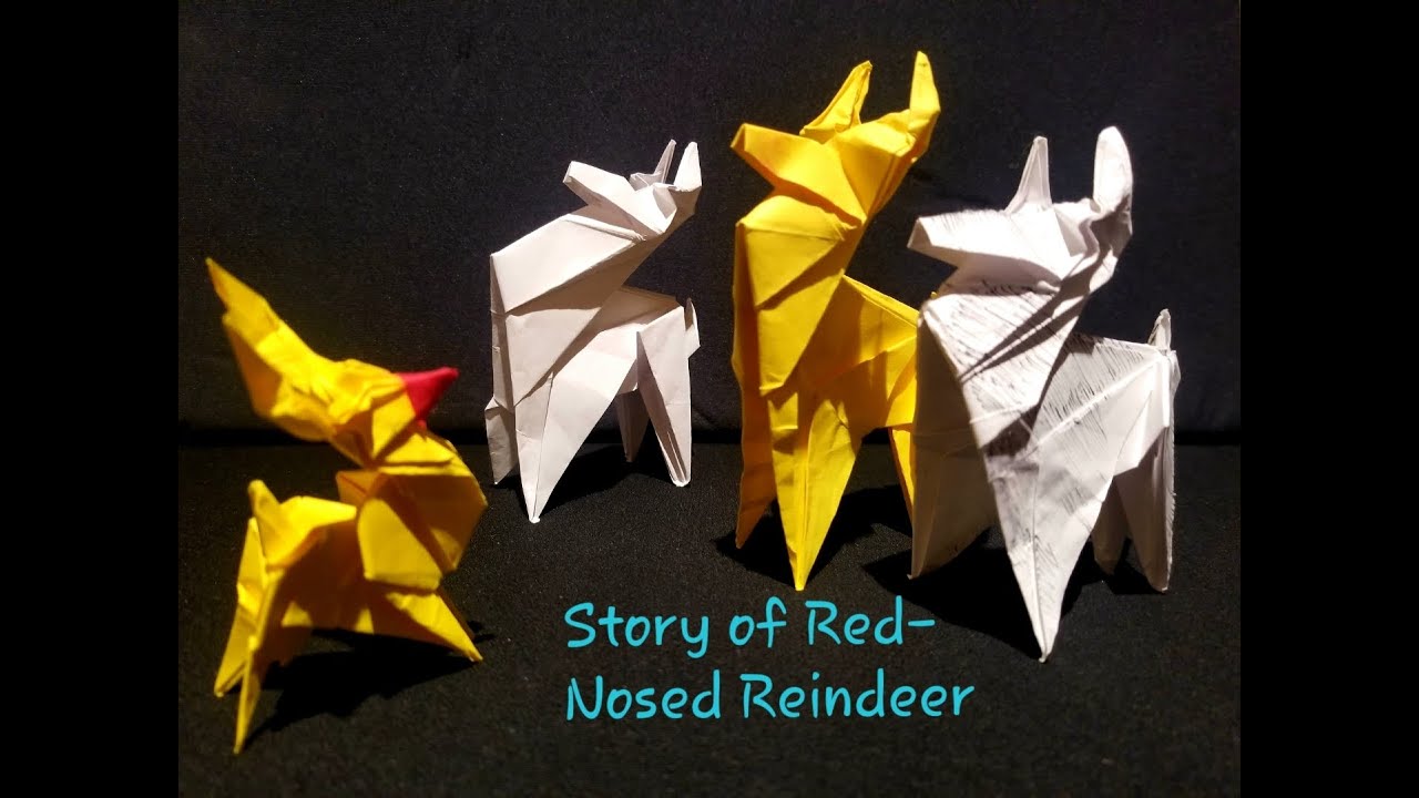 Red Nosed Reindeer / Stop motion movie - YouTube