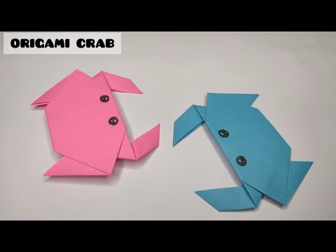 Tutorial Membuat Origami Kepiting | How To Make a Paper Crab Easy ...