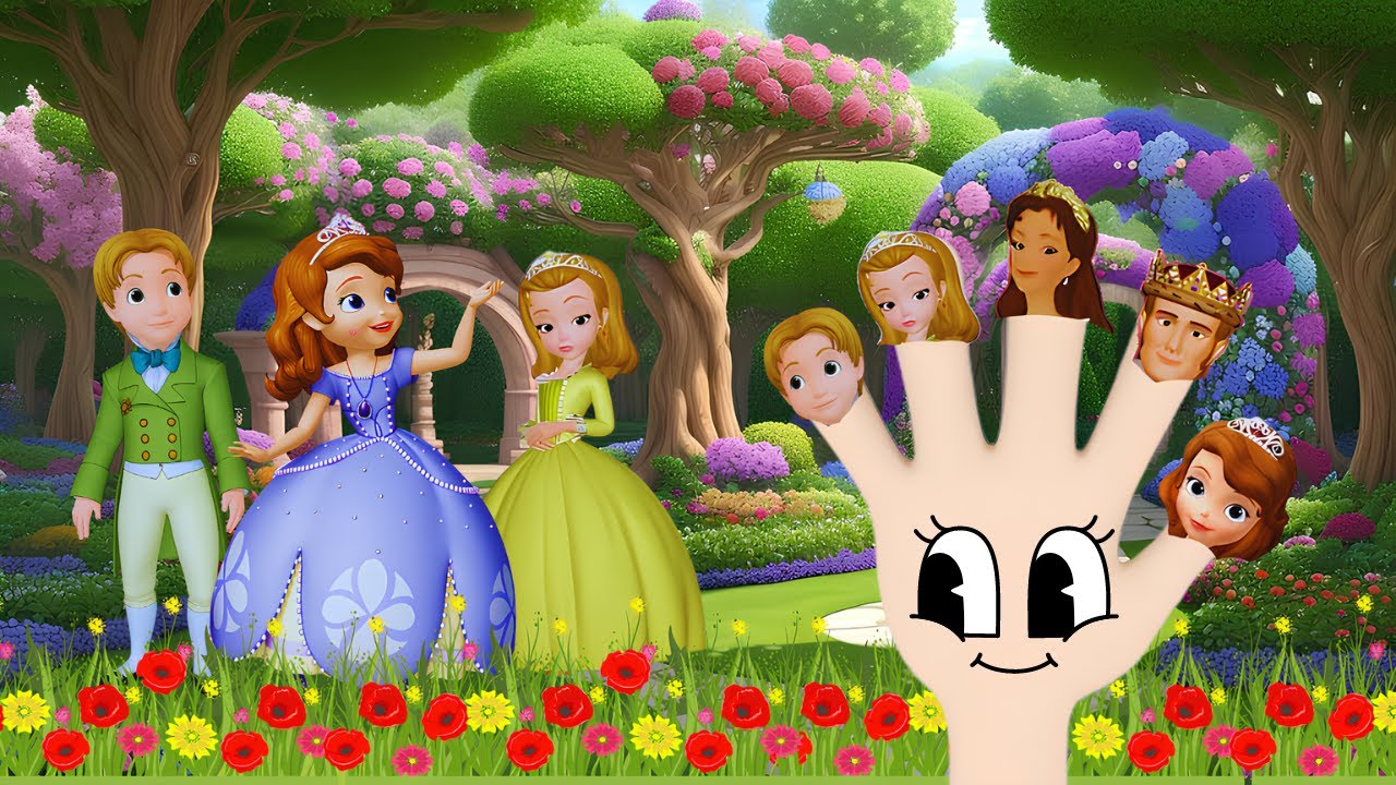 SOFIA THE FIRST NEW Finger Family Nursery Rhymes and HD Kids Songs ...