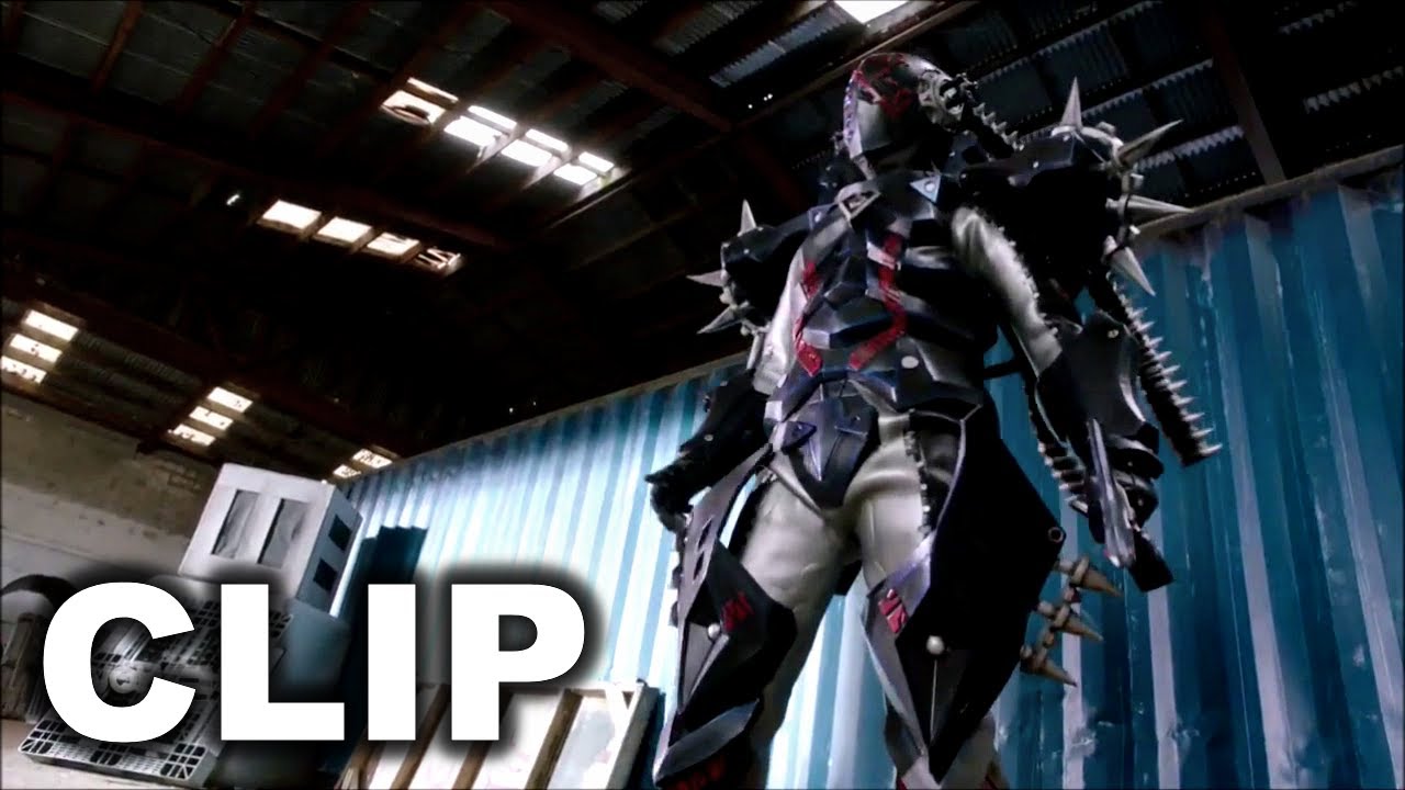 Power Rangers Beast Morphers - Vargoyle vs. Steel/Silver Ranger Fight ...