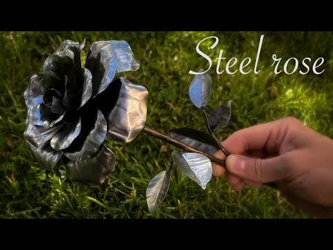 How To Make Steel Rose 🥀