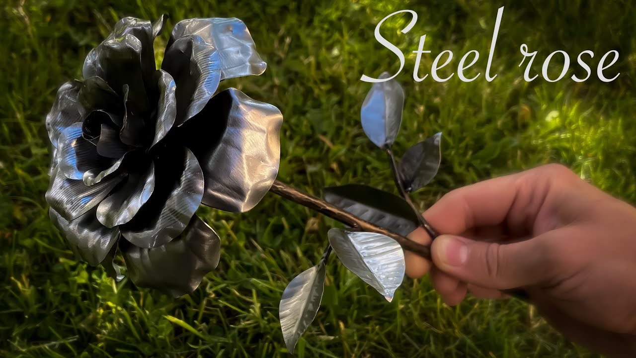 How To Make Steel Rose 🥀 - YouTube