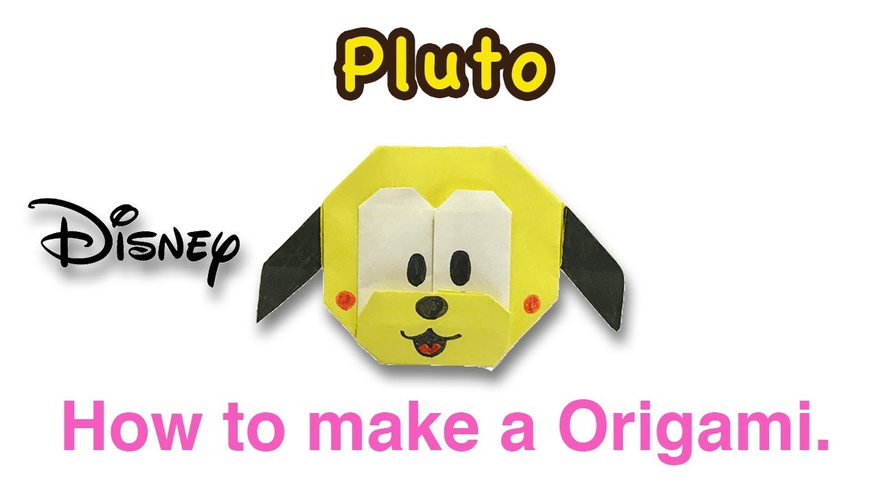 KAWAII ORIGAMI / Pluto(Disney) - YouTube
