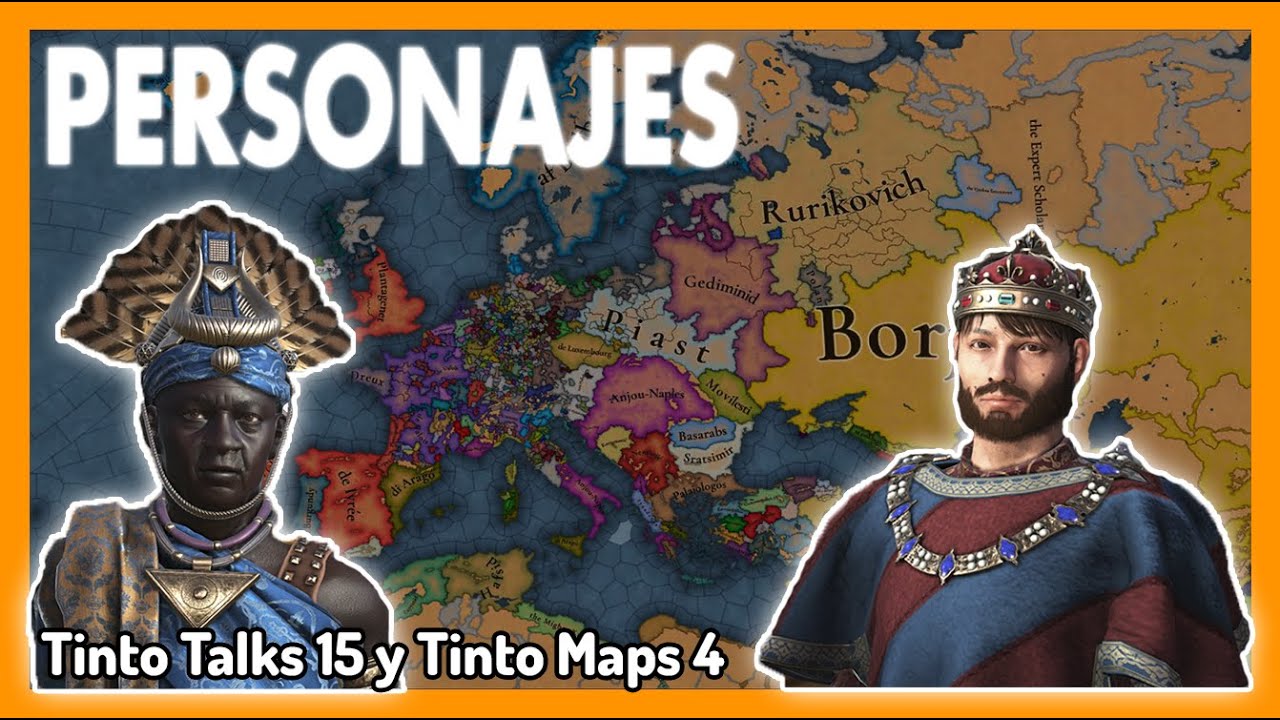 PERSONAJES Y DINASTÍAS EN EU5 - TINTO TALKS 15 Y TINTO MAPS 4 - YouTube