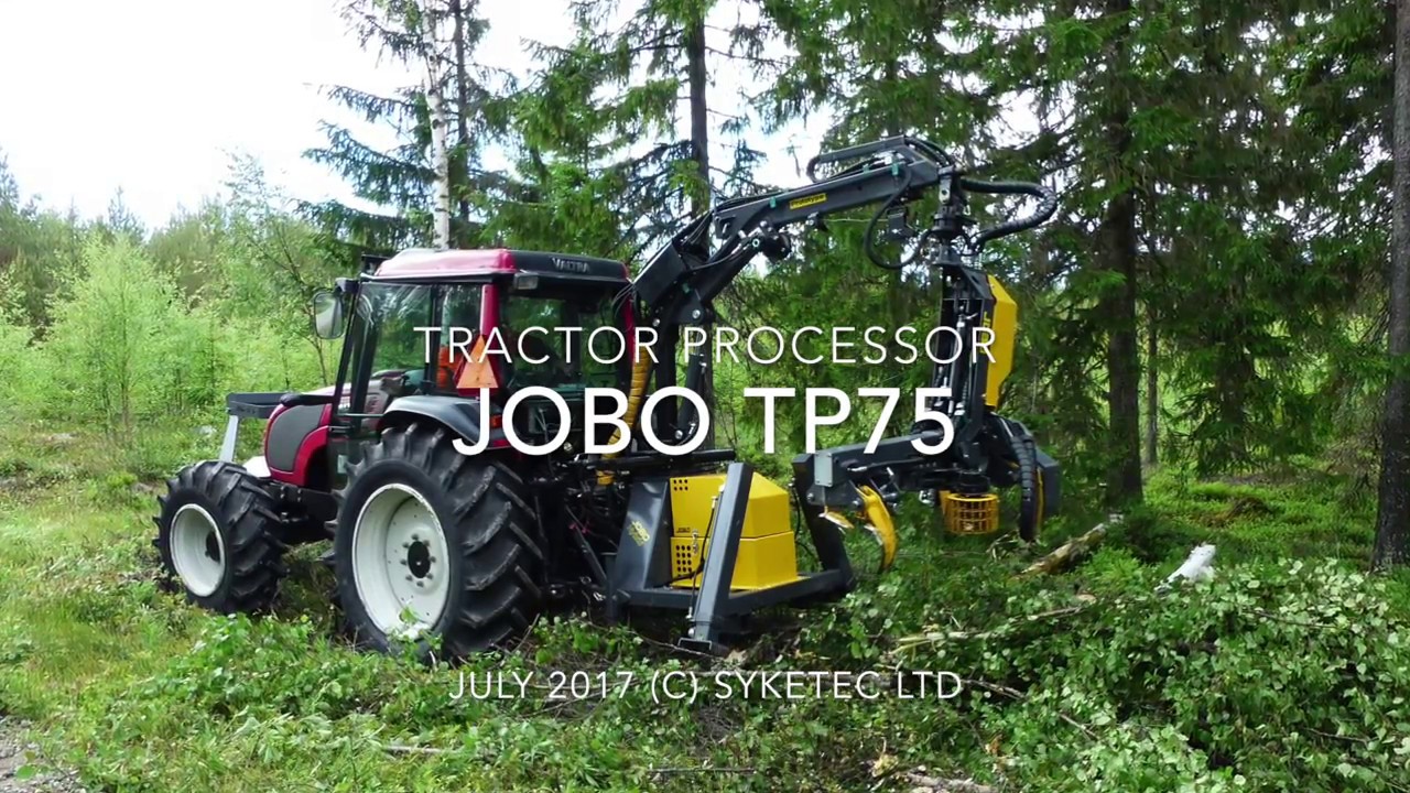 Tractor processor JOBO TP75 - YouTube