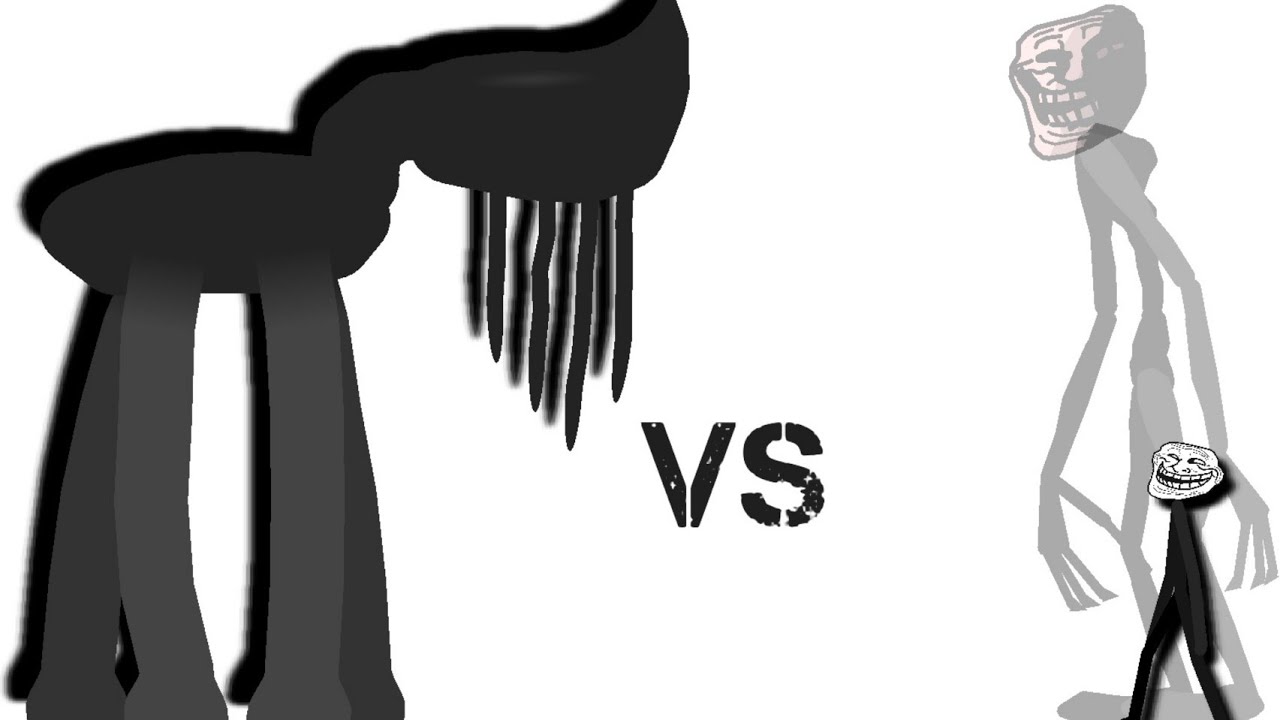 Day 17 vs Trollge (trollface) stick nodes animation - YouTube
