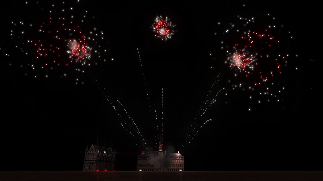 Pyrosim feux d'artifices fireworks "invincible - Heart of courage" 2020 ...