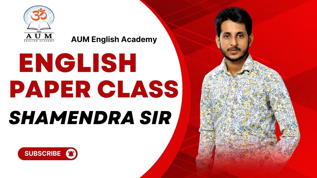 English Paper class 10/11 - YouTube