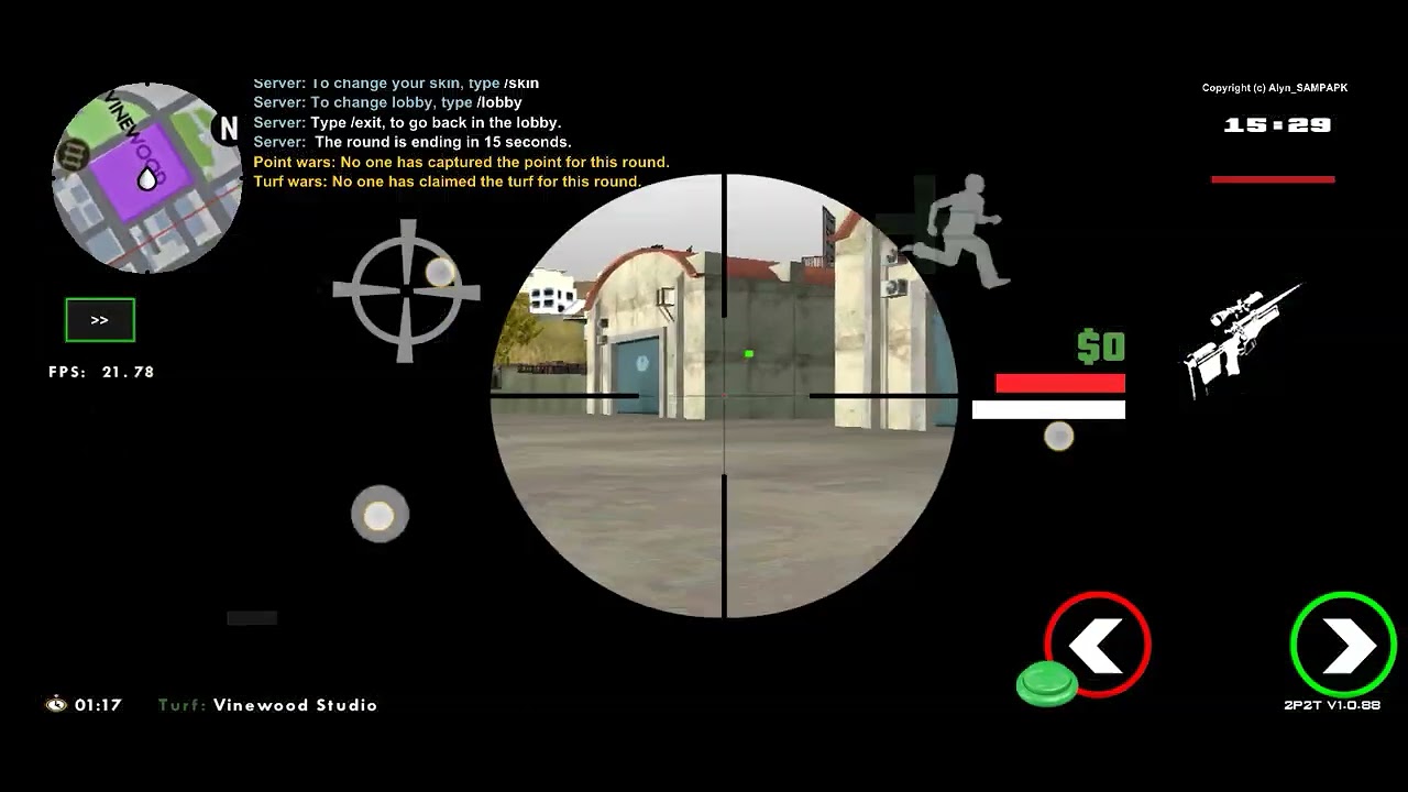 auto zoom sniper cleo for android samp - YouTube