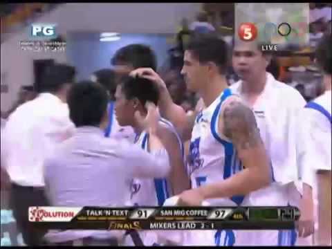 San Mig vs Talk n Text Game 4 May 15 MARK BARROCA WINNING SHOTS