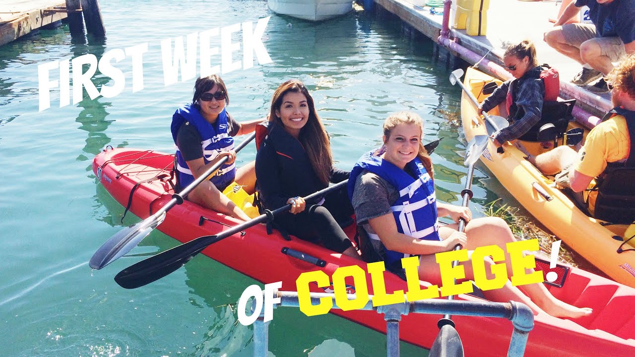 First Week Of College! - YouTube
