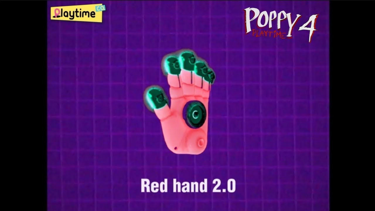 Poppy Playtime: Chapter 4 - Red Hand 2.0 VHS - YouTube