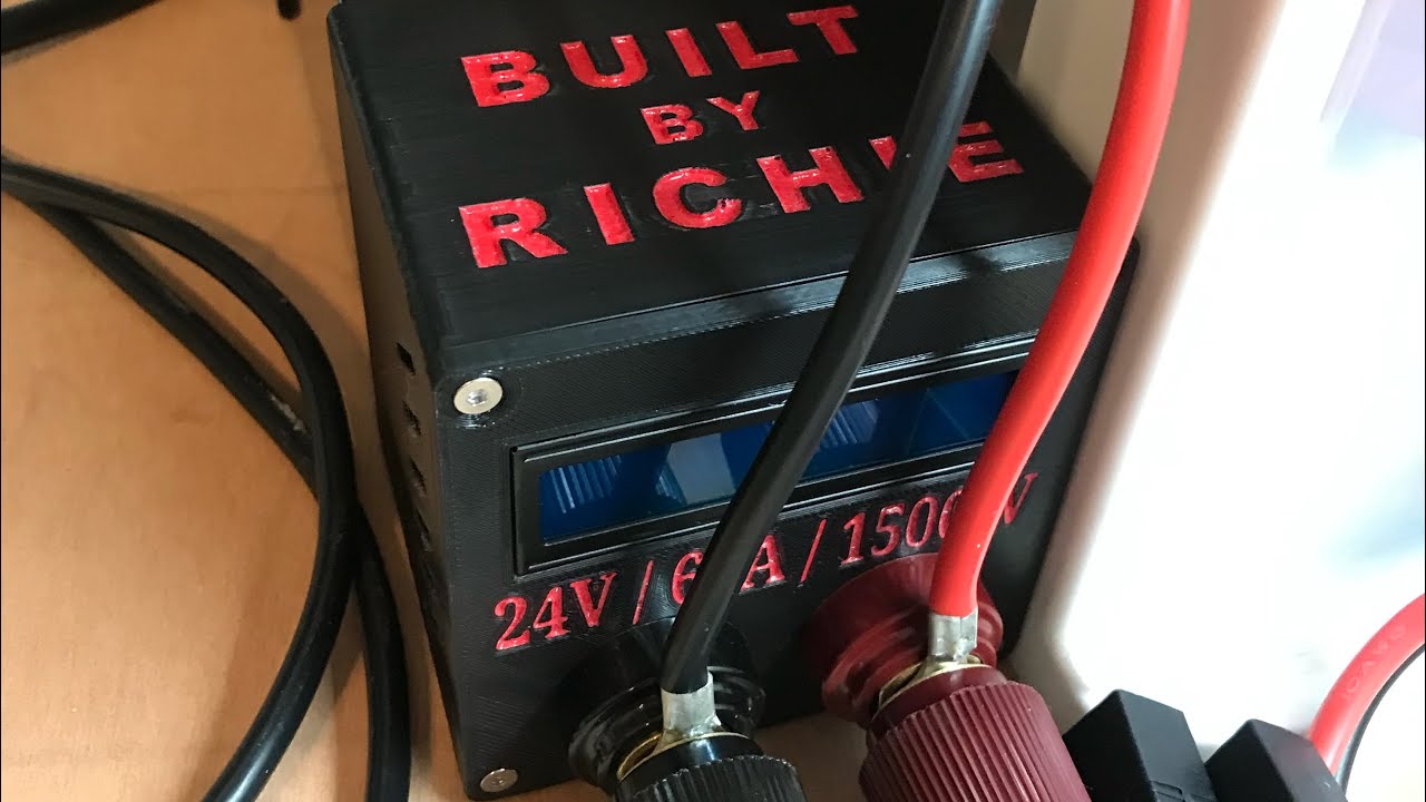 Building a 24v Power supply for my Rc cars, airplanes,boats, using 3D ...