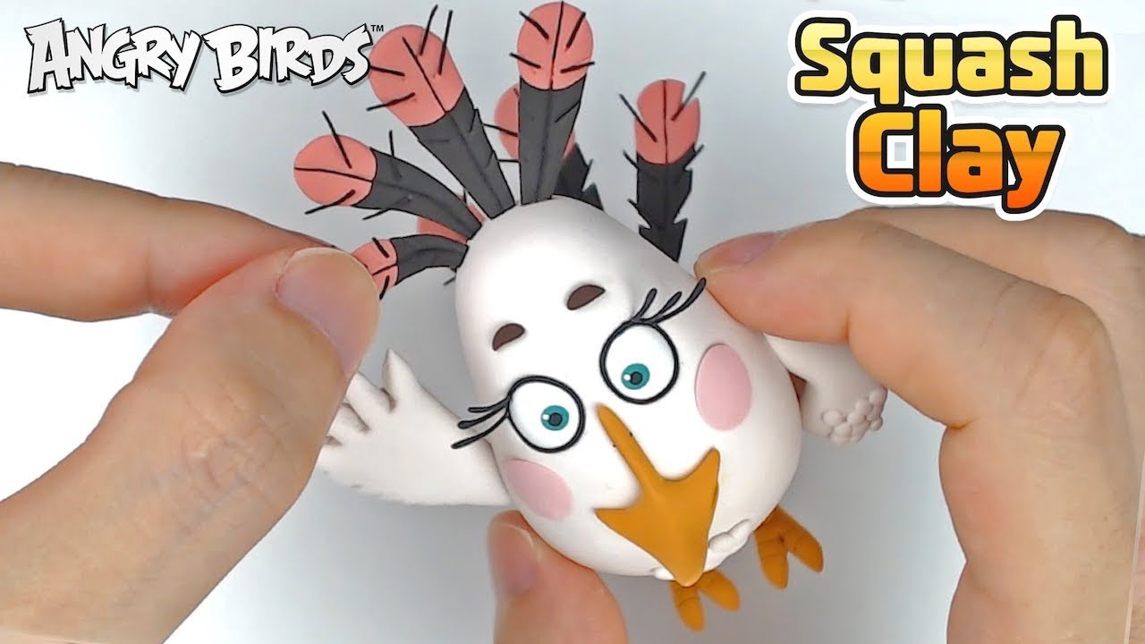 Squash Clay Makes Angry Birds Matilda | Happy Women's Day! 💐 - YouTube