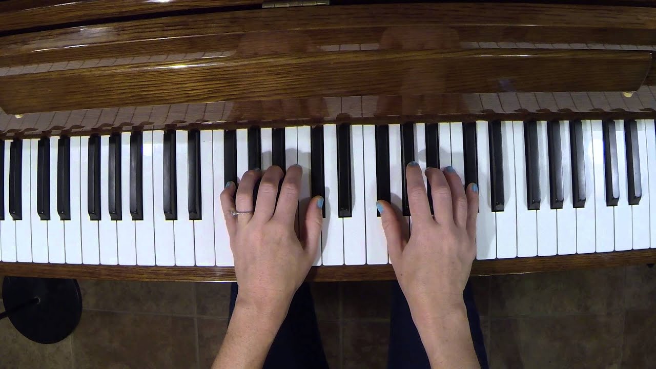 5 finger patterns for piano- F# & C# - YouTube