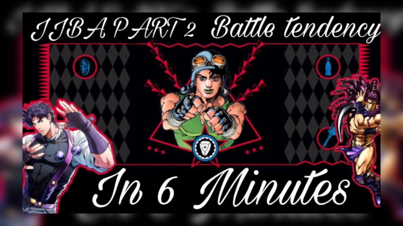 JJBA PART 2 BATTLE TENDENCY IN 6 MINUTES - YouTube