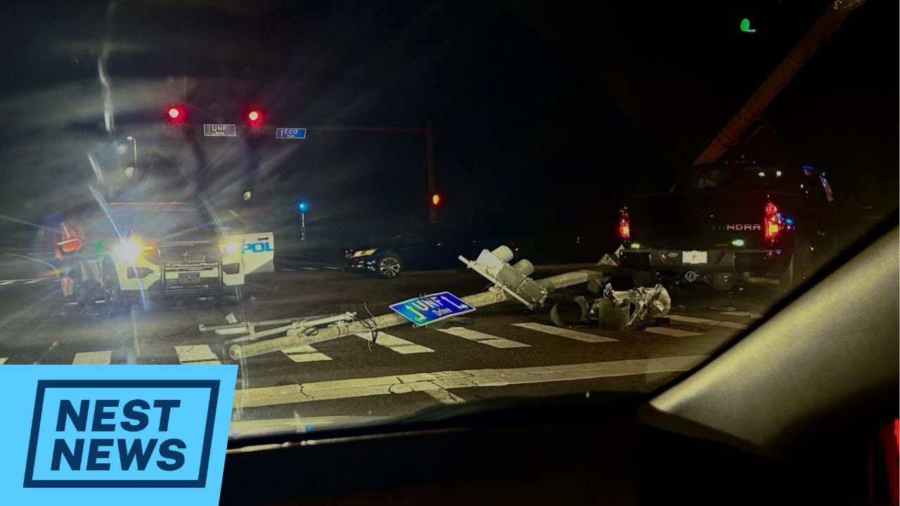Truck Crash Takes Out Traffic Light, USF BOT Approves Limayem, and More ...
