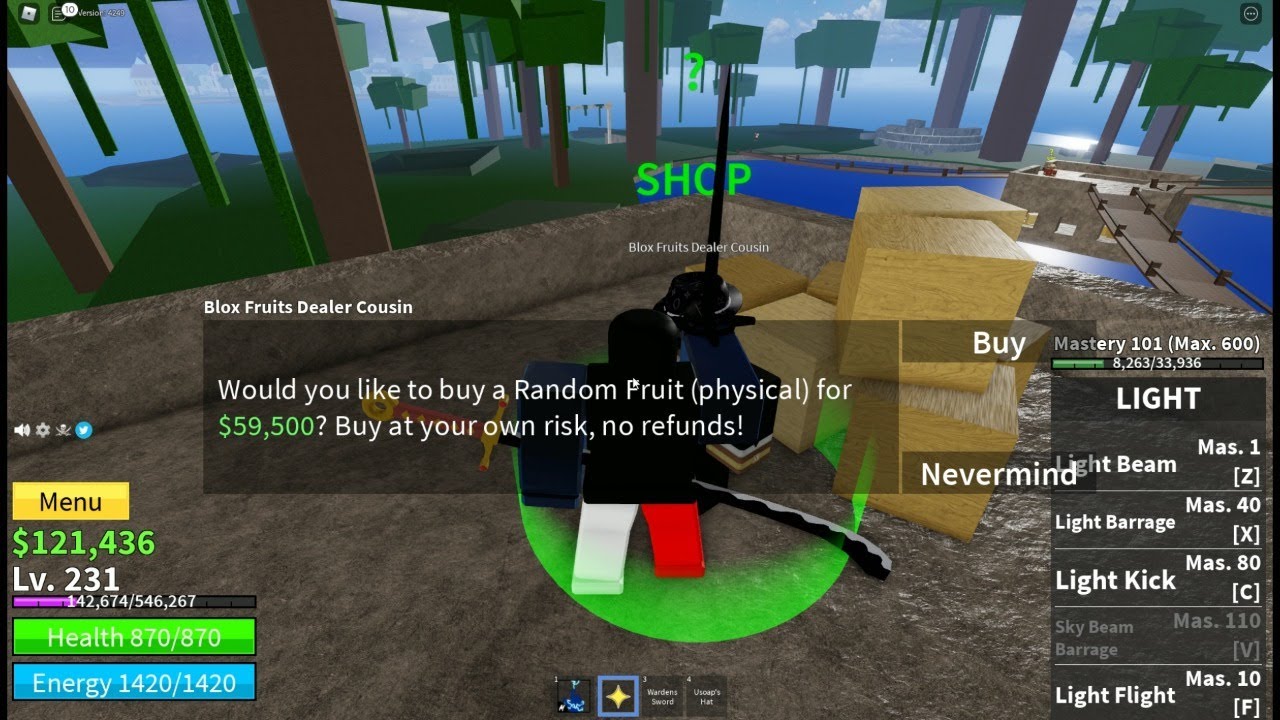 Blox Fruits! trying to get level 260 and rumble fruit! colt - YouTube