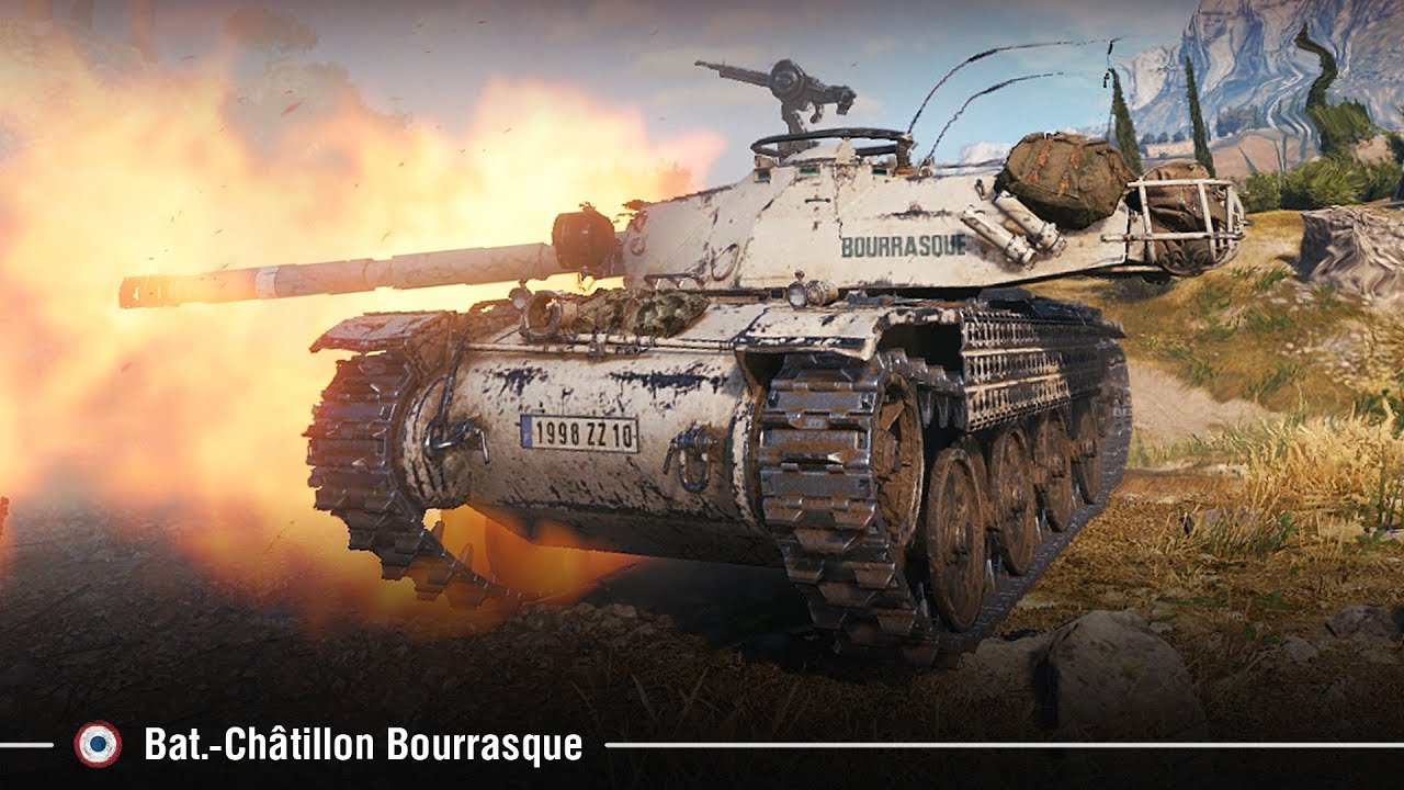 Bat.-Châtillon Bourrasque | Крутой Бурраск - YouTube