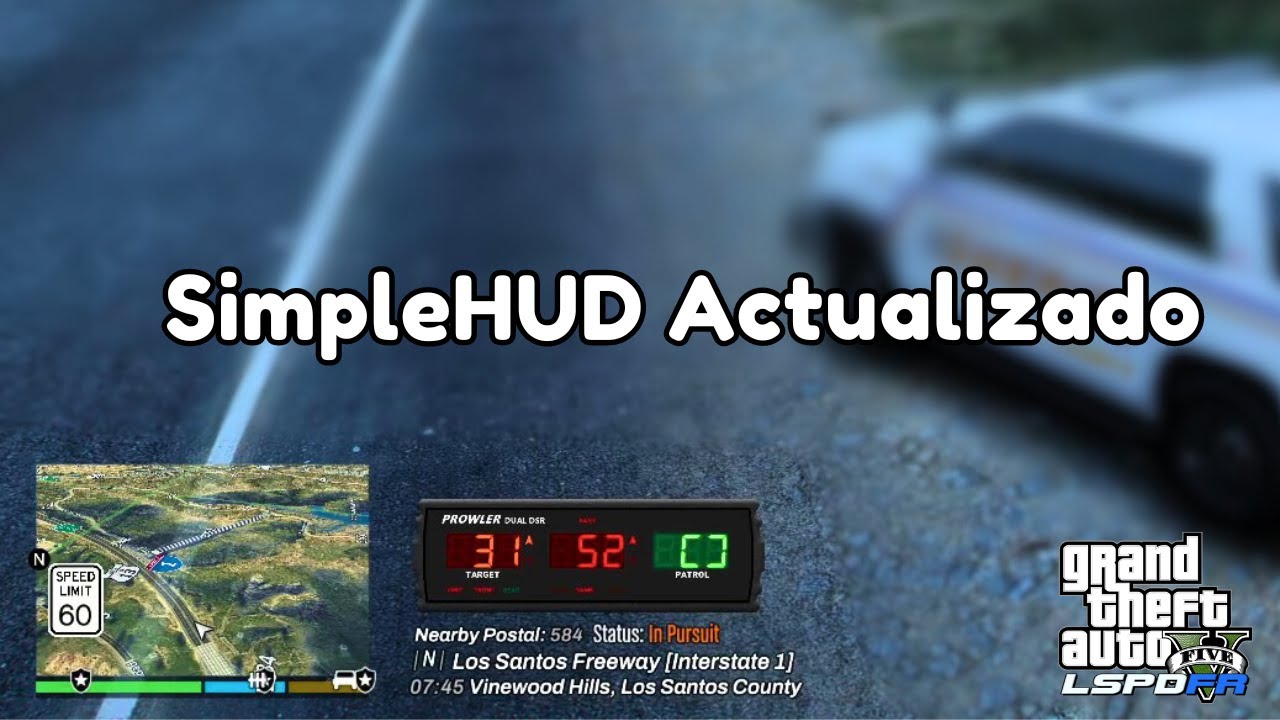 SimpleHUD para LSPDFR: Guía de Instalación y Demostración en 2024 | Mod ...