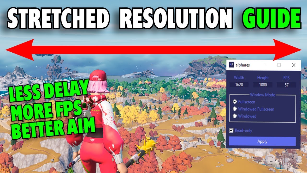 How To Get A STRETCHED RESOLUTION In Fortnite! (Stretched Res On Any PC ...