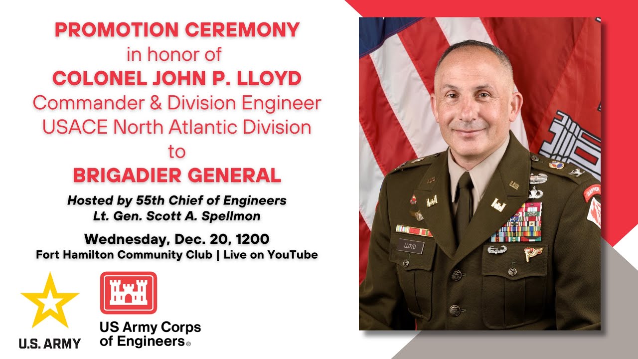 Promotion Ceremony for NAD Commander and Division Engineer Col. John P ...