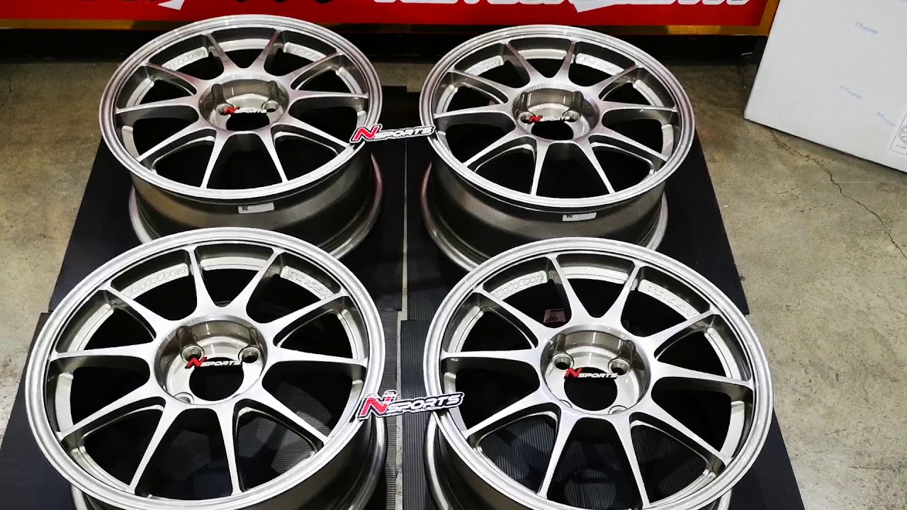 WEDSSPORTS TC105N 15x7+35 4-100 by Nsports - YouTube
