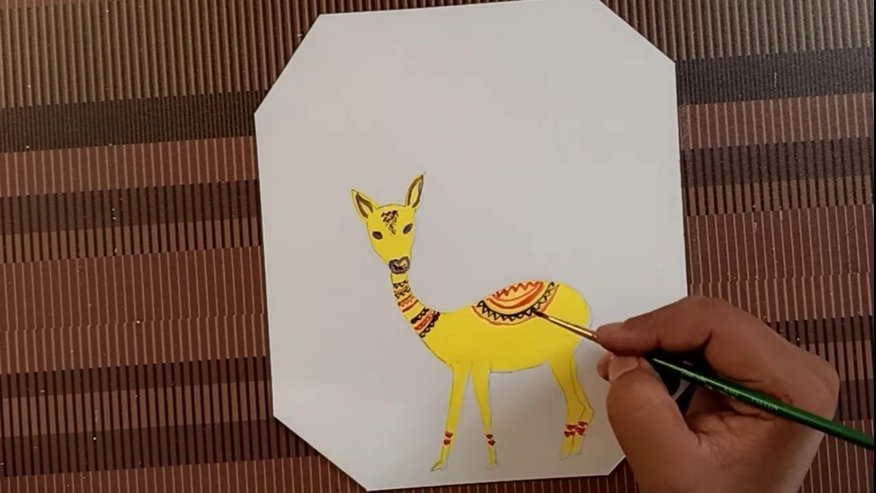 Gond art for beginners | Sandhya's Art - YouTube