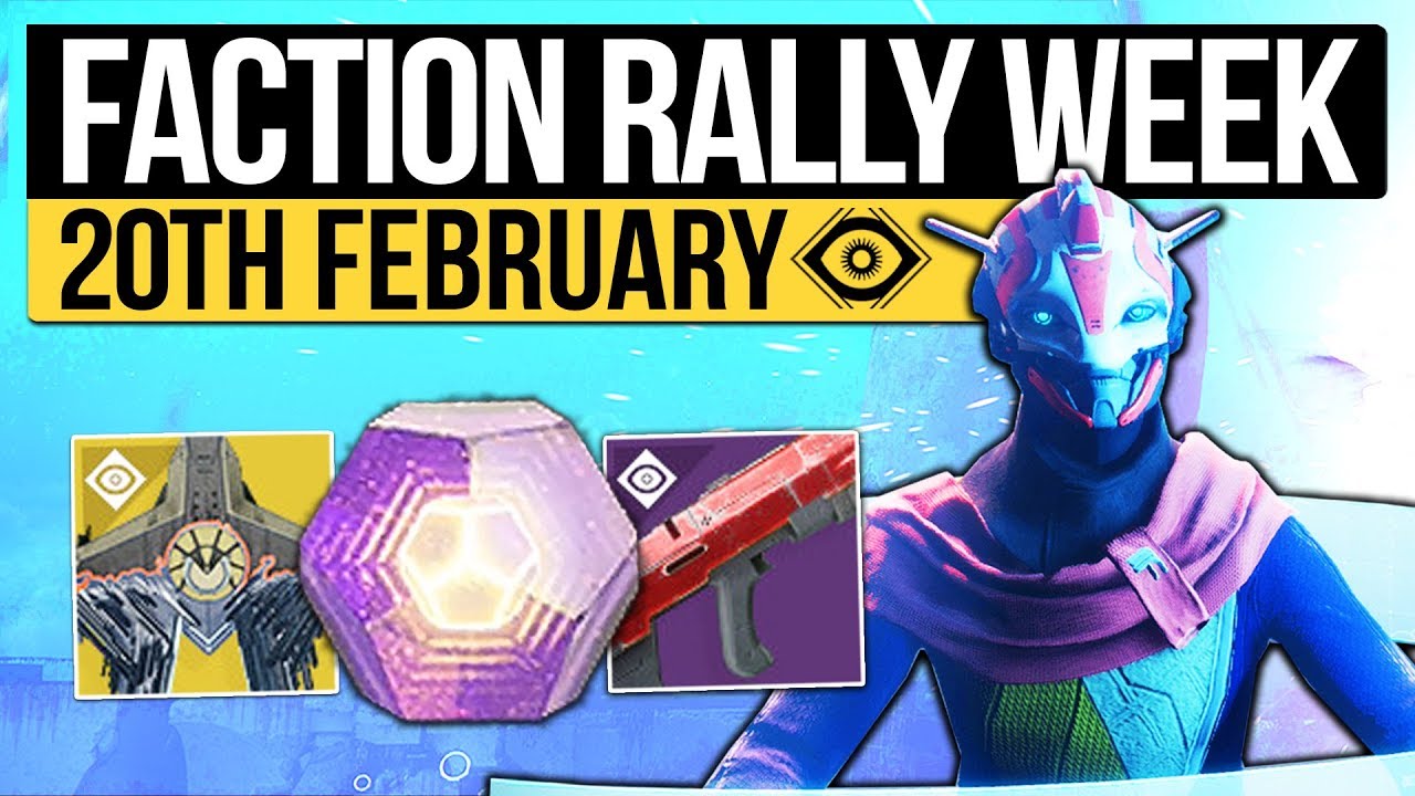 Destiny 2 | FACTION RALLY WEEK! - Weekly Reset, Weapons, Nightfall ...