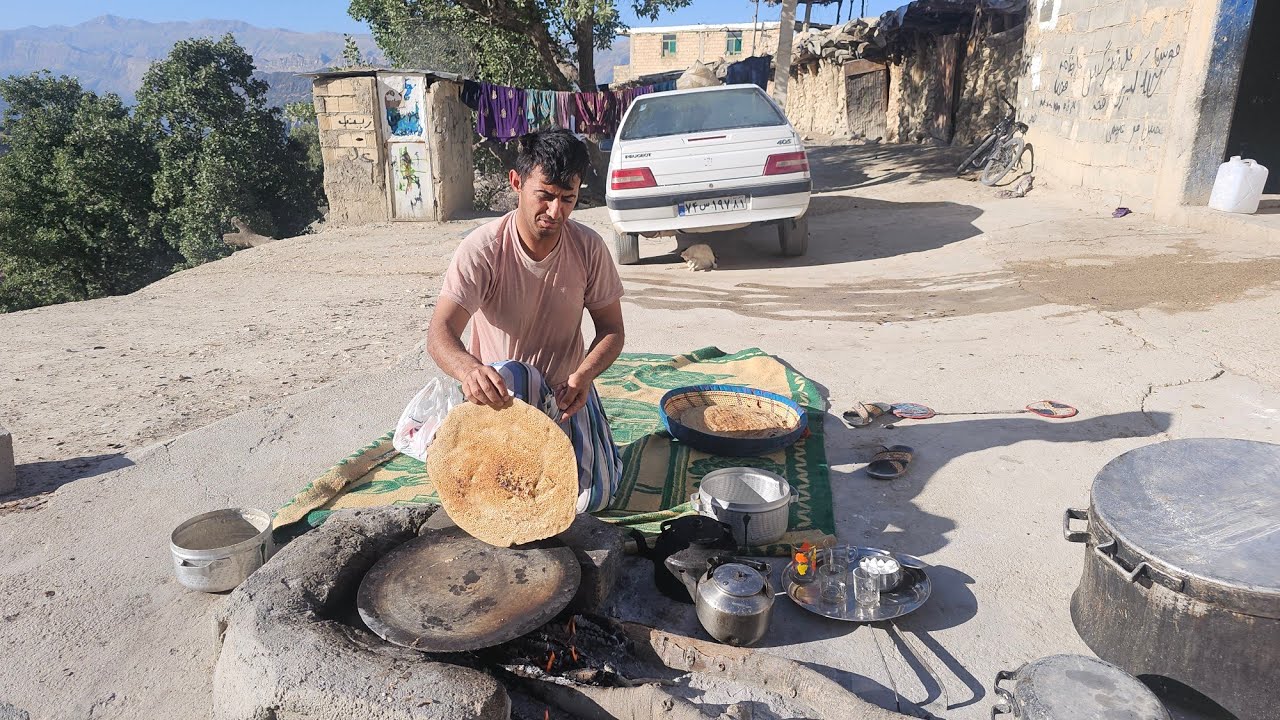 Country Cuisine: Uncle's Culinary Craftsmanship with Local Bread and ...
