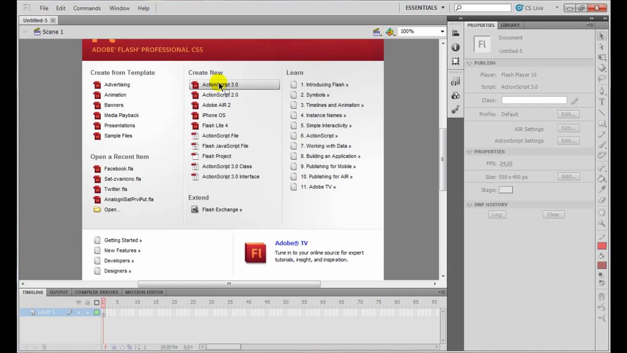 Facebook flash button: (how to add link into Flash button) - YouTube